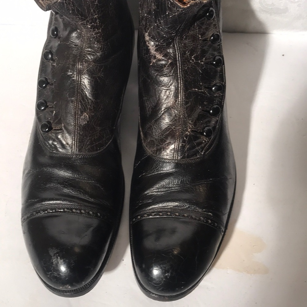 Antique 1850’s Button Boots (Victorian Era) - Gem